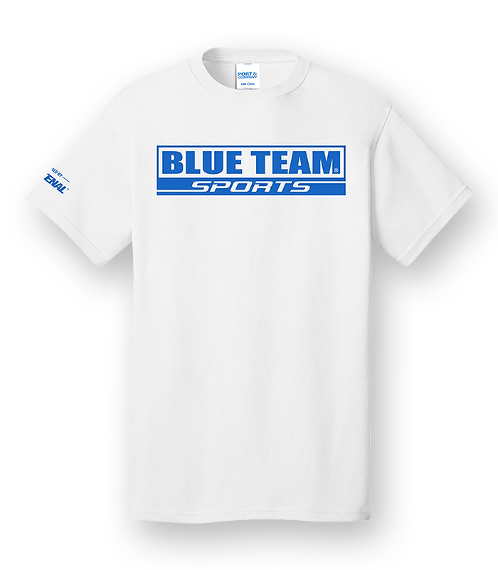 PC54 - Core Cotton T-Shirt - Blue Team Sports
